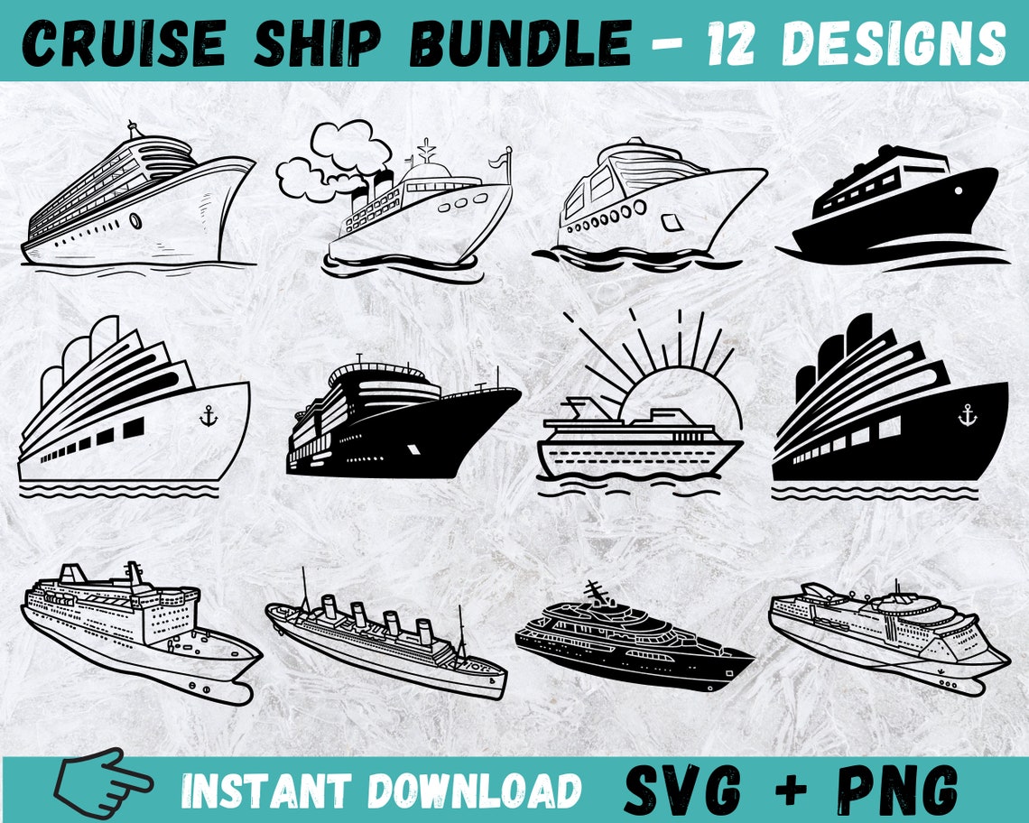 Cruise Ship SVG Cruise Svg Cruise Vacation Svg Ship Svg - Etsy Australia