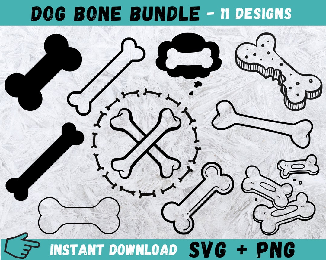 Dog Bone SVG, Bone Svg, Dog Bone Printable, Dog Bone Clipart, Bone ...