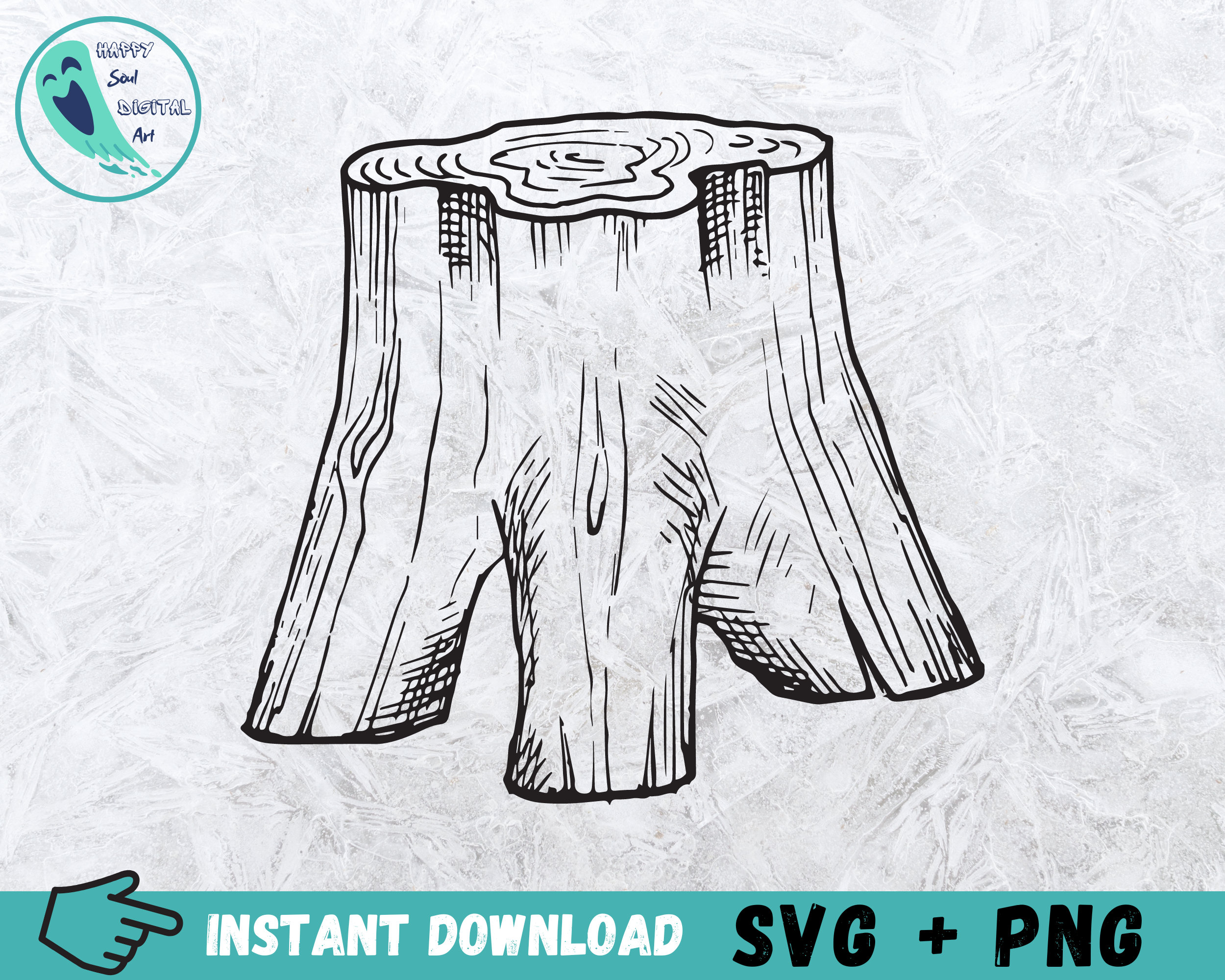 Tree Stump SVG Tree Stump Silhouette Tree Stump Bundle SVG - Etsy UK