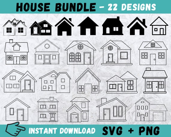 House SVG Building Svg Home Svg House Cricut House - Etsy Australia