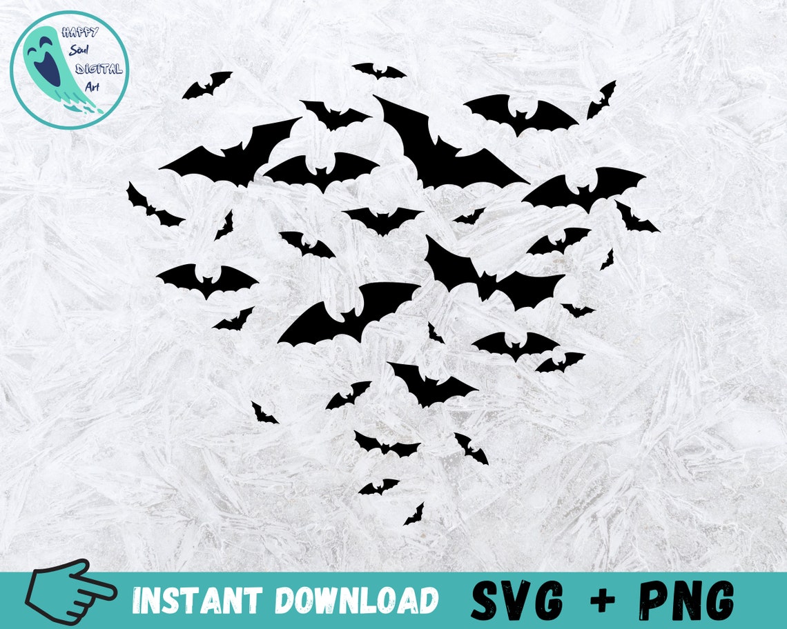 Bat Bundle SVG Halloween Bats Svg Spooky Bat Svg Bat - Etsy