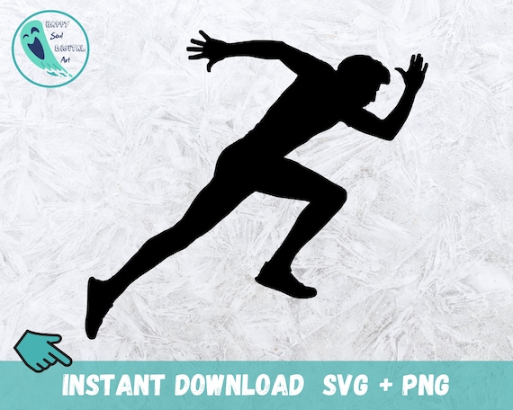 People Running Track Clipart