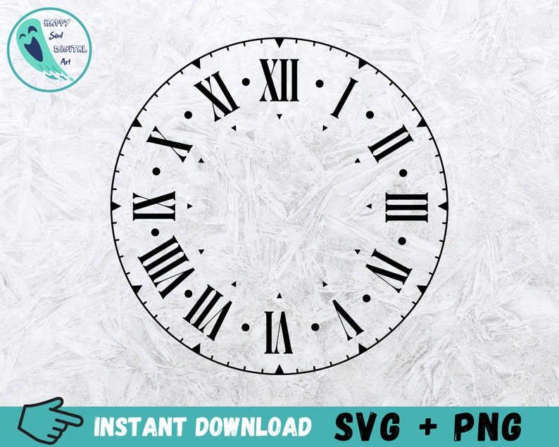 Clock Face SVG Bundle: 24 Hand-drawn Designs (digital Download) - Etsy
