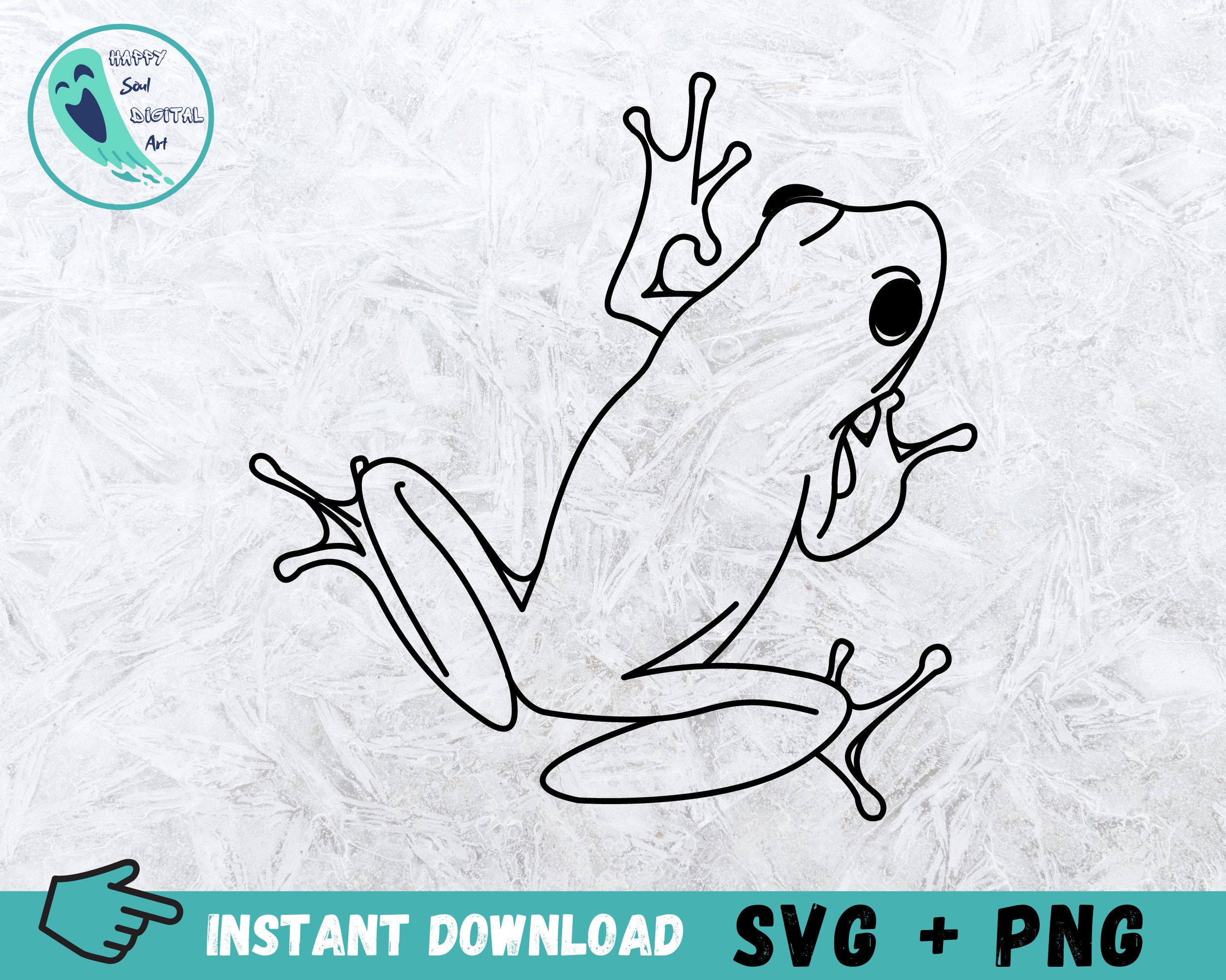 Frog SVG, Frog Clipart, Frog Cut Files, Frog Silhouette, Frog Vector ...