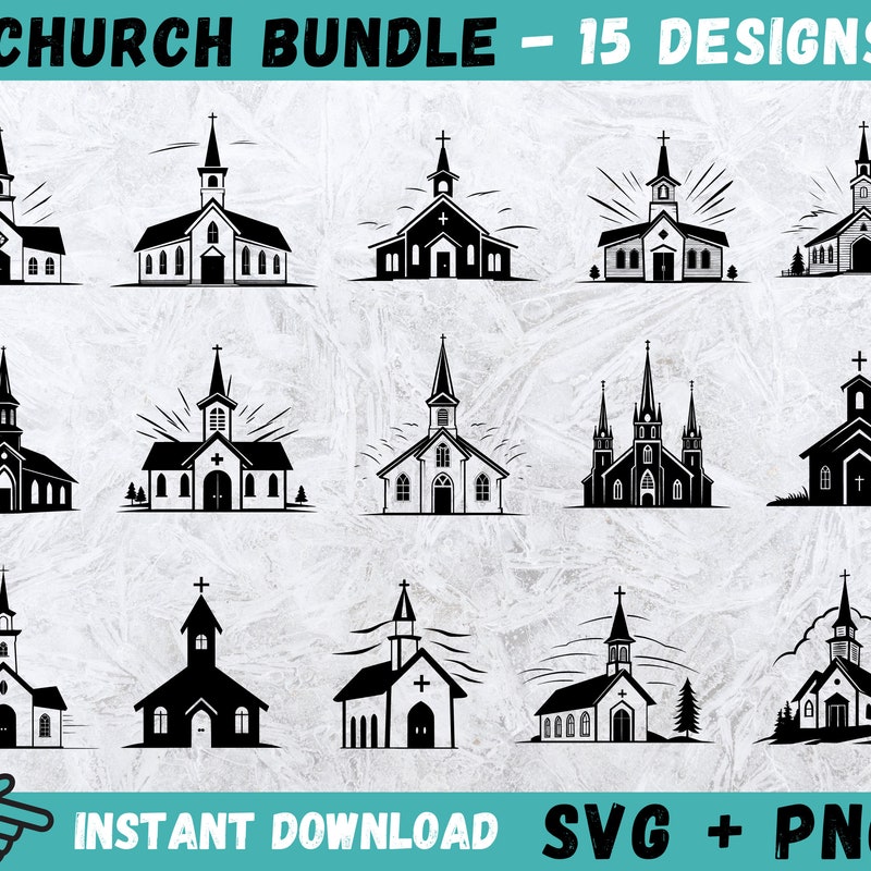 Church Svg File - Etsy