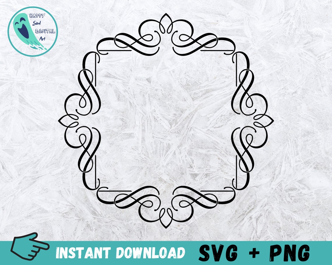 Cadre décoratif SVG Cadre carré Svg Cadre Svg Bundle Cadre - Etsy France
