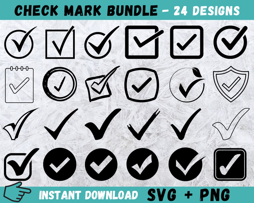 Check Mark SVG, Check Box Svg, Checklist Svg, Check Mark Vector, Check ...