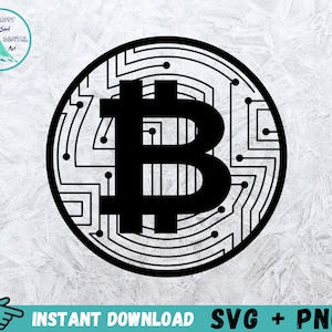 Bitcoin SVG, Bitcoin Cricut, Crypto Svg, Crypto Currency Svg, Bitcoin ...