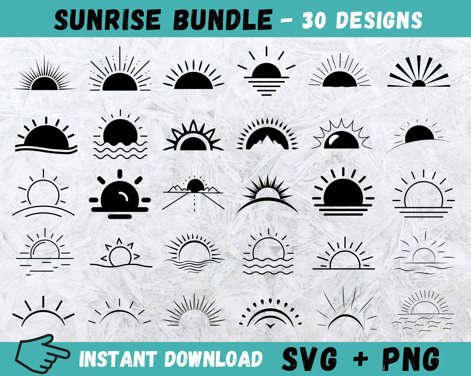 Sunrise SVG Sun Svg for Cricut Sunrise Clipart Sunrise Cut - Etsy UK