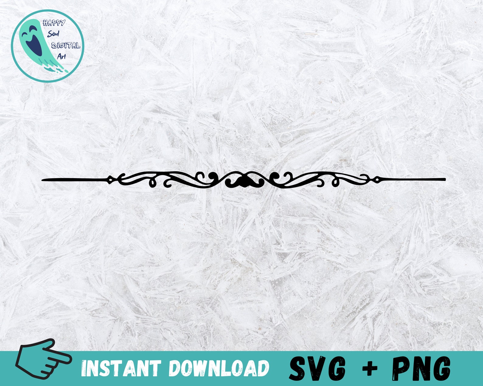 Ornament Divider SVG Decorative Divider Svg Text Divider - Etsy