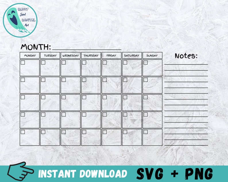Calendar SVG Calendar Svg Bundle Calendar Cut File Home - Etsy