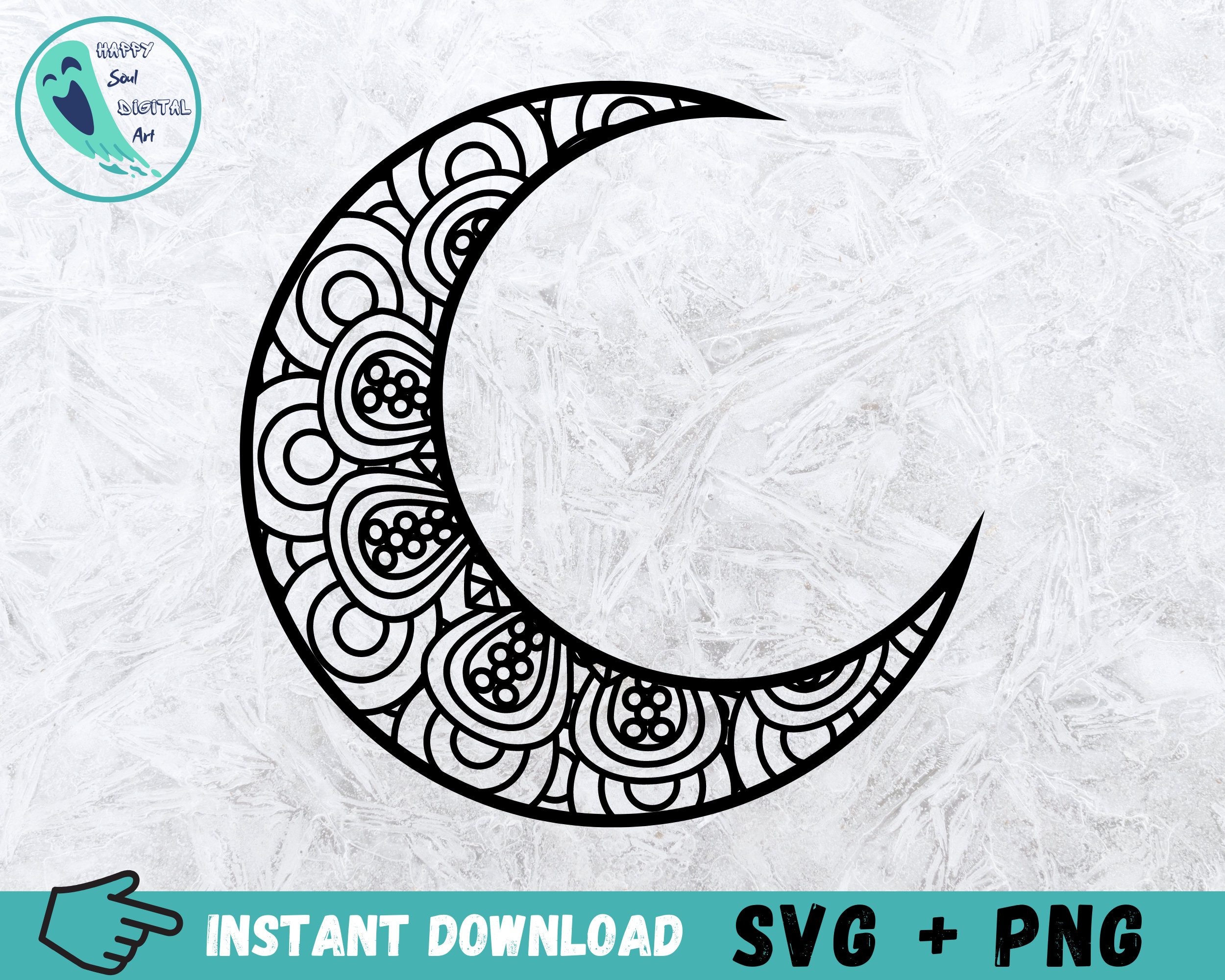 Moon SVG Eclipse Svg Boho Moon Svg Moon and Stars SVG Moon - Etsy