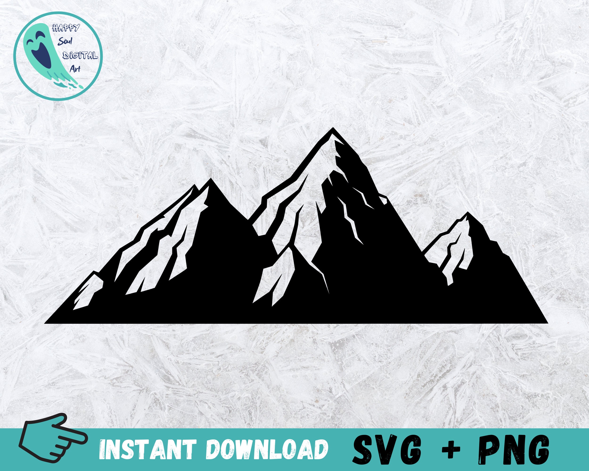 Mountain Svg Mountain Svg Bundle Mountain Wall Art Nature - Etsy