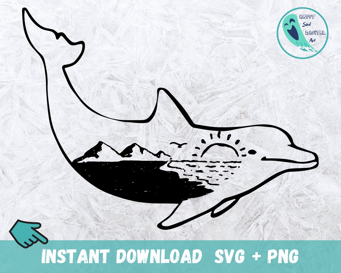 Dolphin Svg File Dolphin Svg Dolphin Png Dolphin - Etsy
