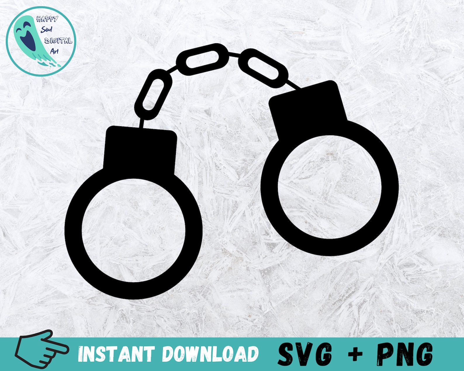 Police Handcuffs SVG, Handcuffs Svg, Handcuffs Outline, Instant ...