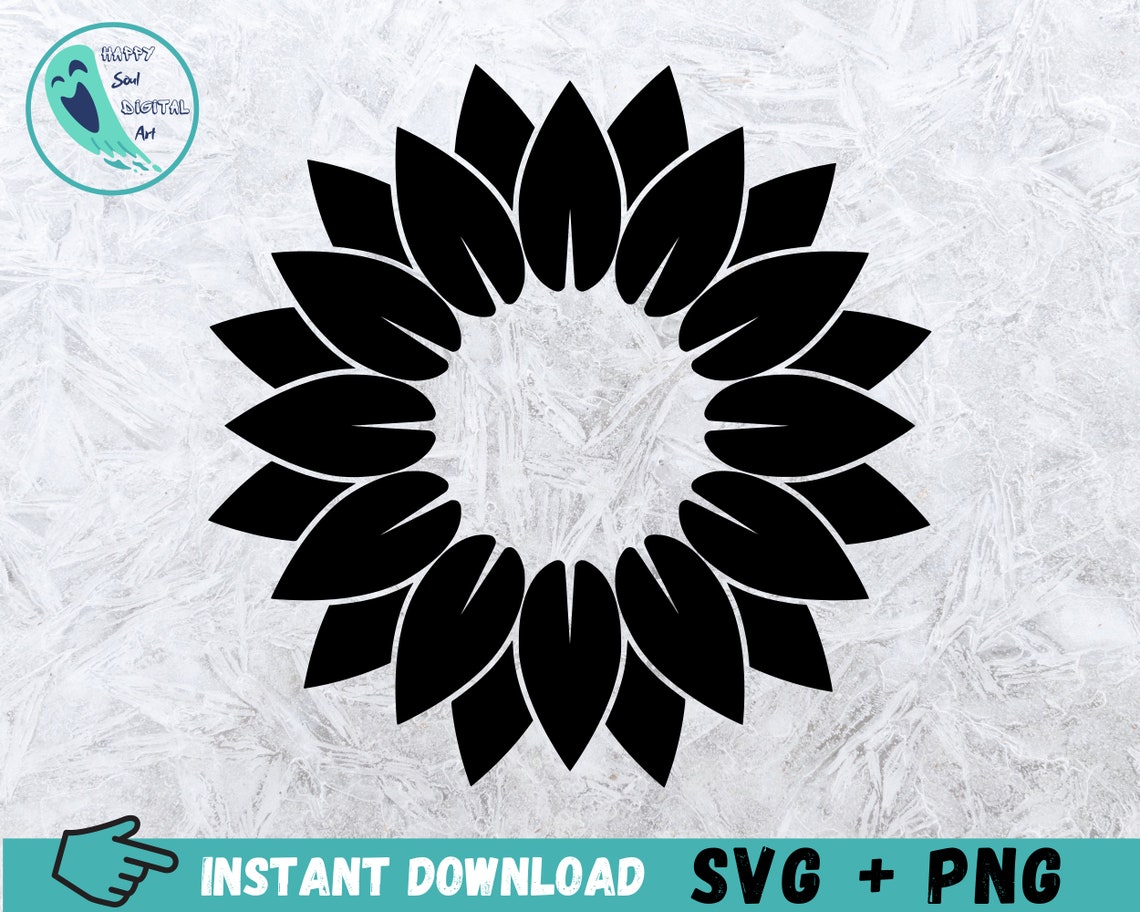 Sunflower SVG Floral Bundle Sunflower Vector Sunflower - Etsy