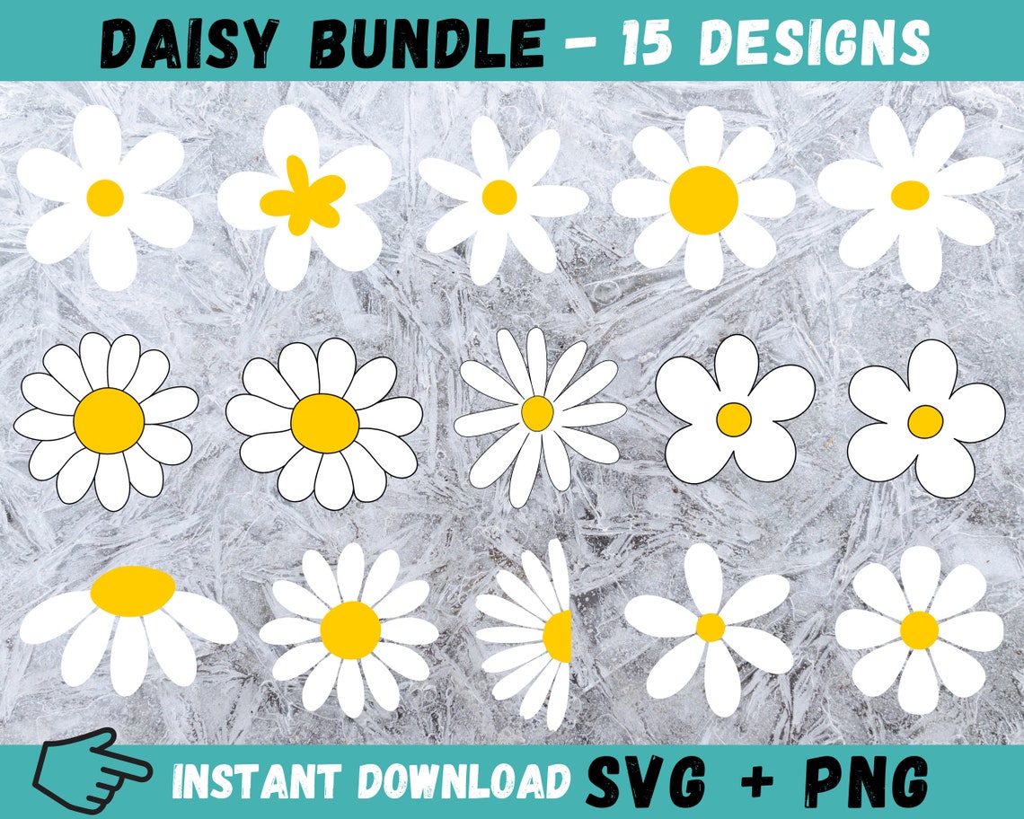 Daisy Svg Daisy Svg Bundle Daisy Cricut Flower Svg Floral - Etsy Australia