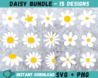 Daisy Svg Clipart Cricut - Etsy