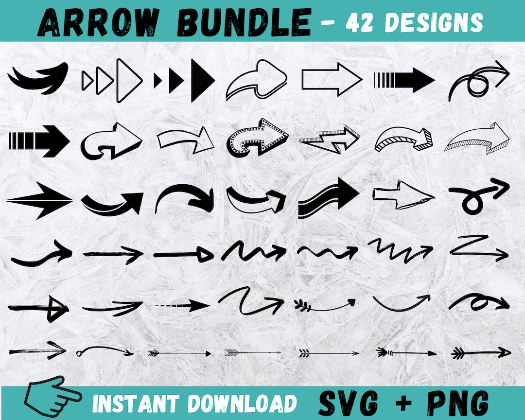 ARROW SVG, Arrow Svg Bundle, Arrows Svg, Arrow Cut File, Arrow Cricut ...