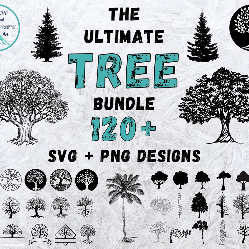 Tree Svg - Etsy