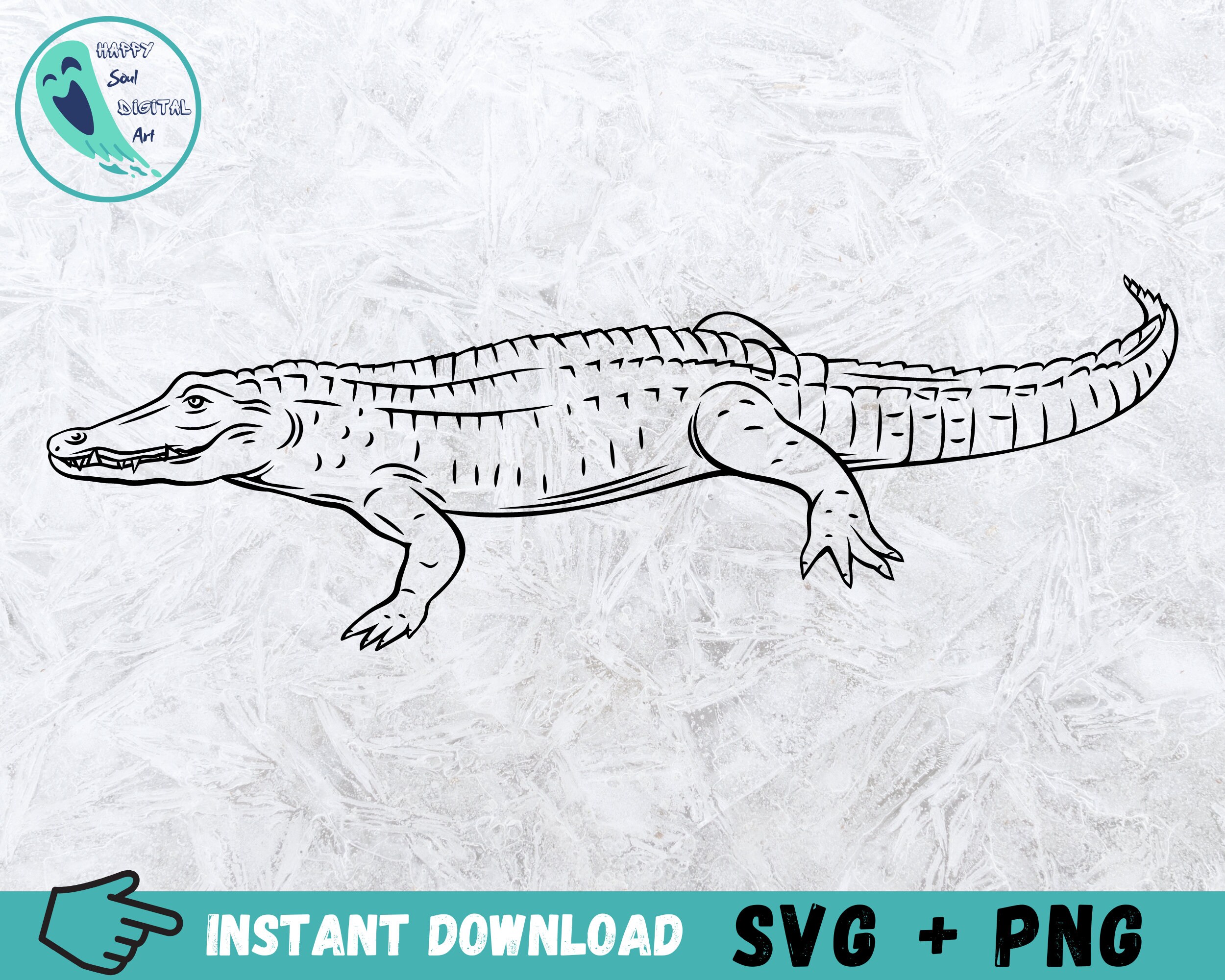 Alligator Svg Crocodile SVG Alligator Clipart Crocodile Cut - Etsy