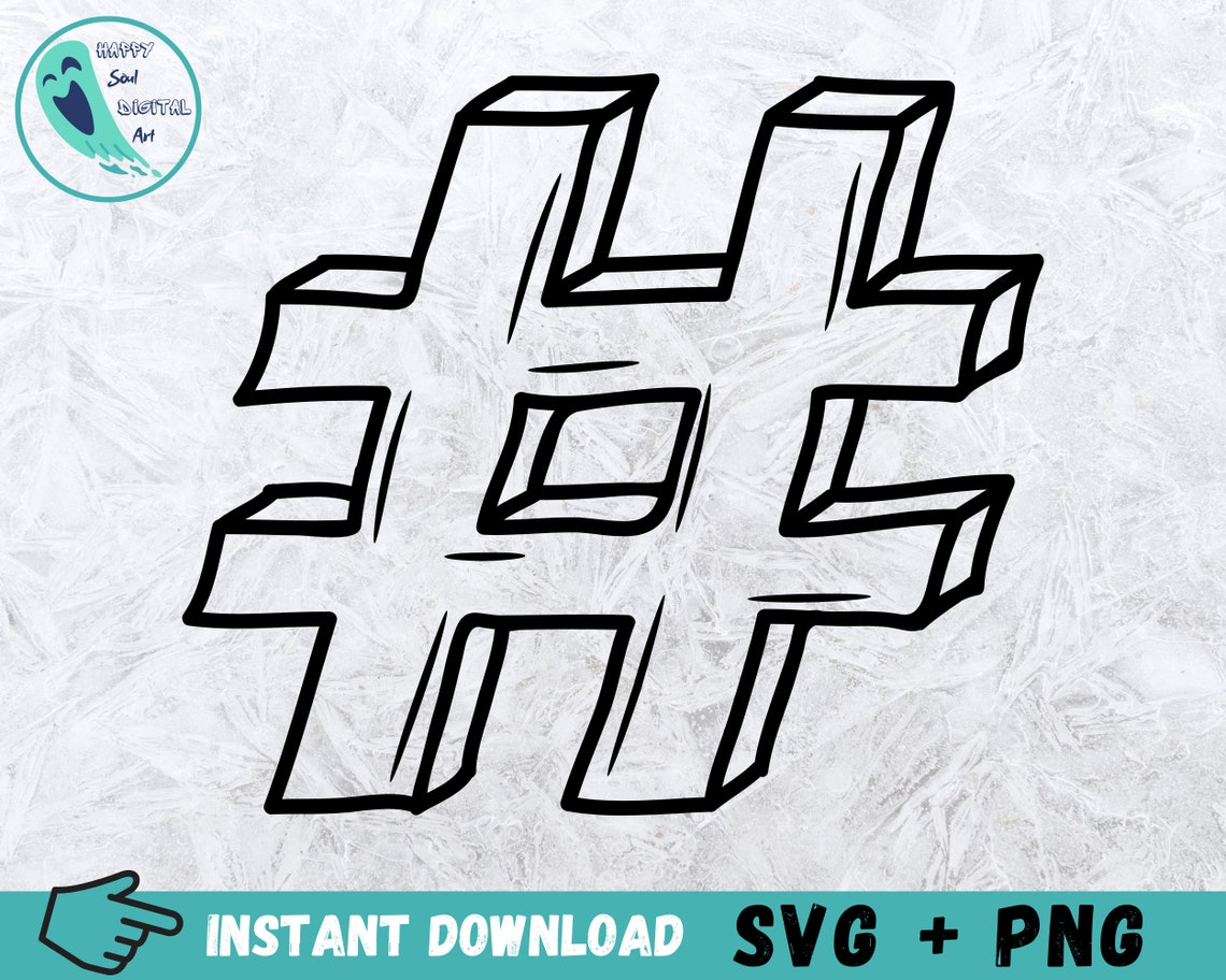 Hashtag SVG Hashtag Sign Svg Hashtag Printable Hashtag - Etsy