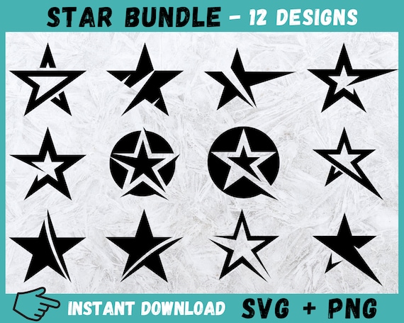Star SVG Bundle Star Svg Star Cut Files for Cricut Star - Etsy UK