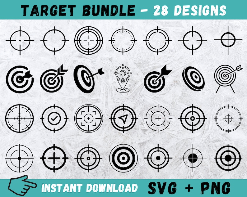 Target SVG Bullseye SVG Shooting Target SVG Target Cricut | Etsy