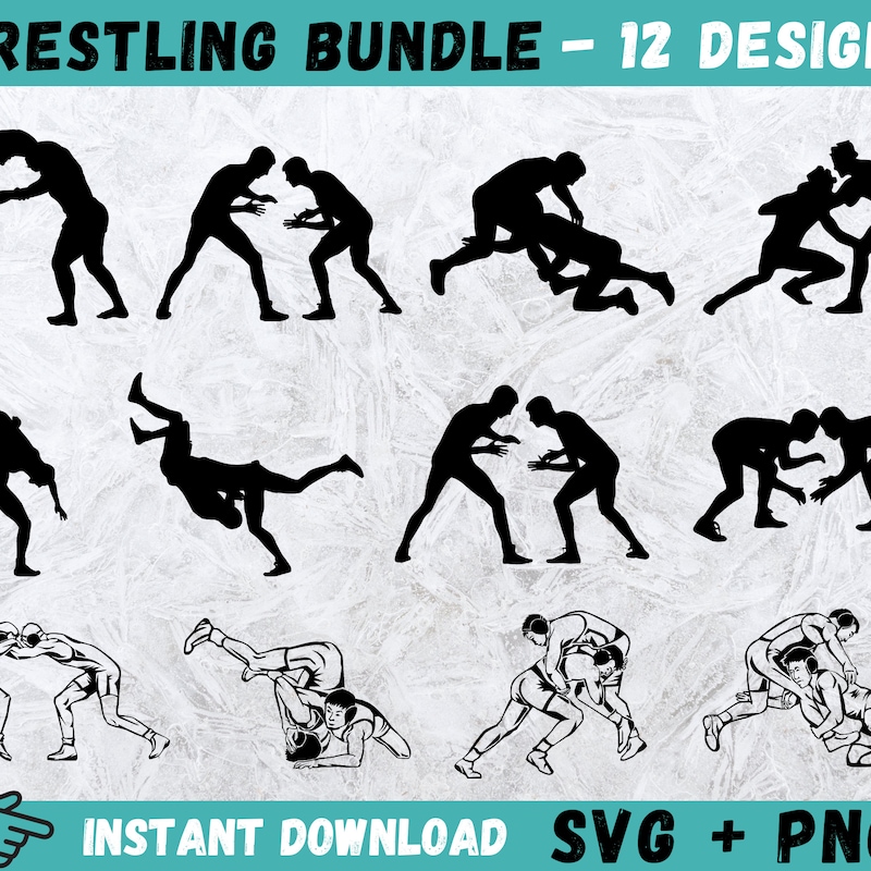 Wrestling Logo Designs - Etsy