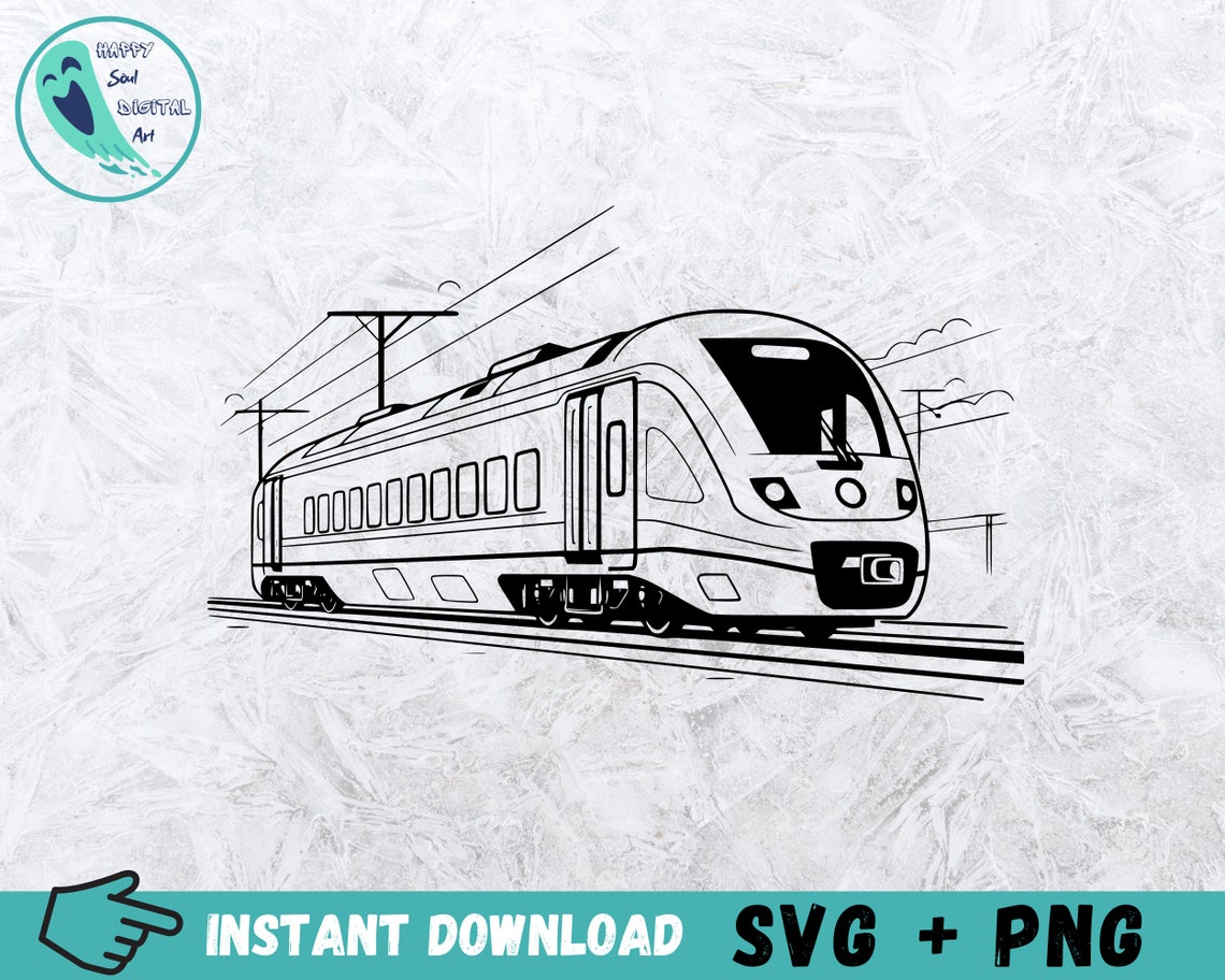 Train SVG Bundle: Hand-drawn Train Designs (digital Download) - Etsy
