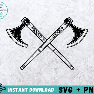 Crossed Axes SVG, Axe SVG Bundle, Axe Cricut, Crossed Axes Clipart ...