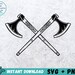 Crossed Axes SVG, Axe SVG Bundle, Axe Cricut, Crossed Axes Clipart ...