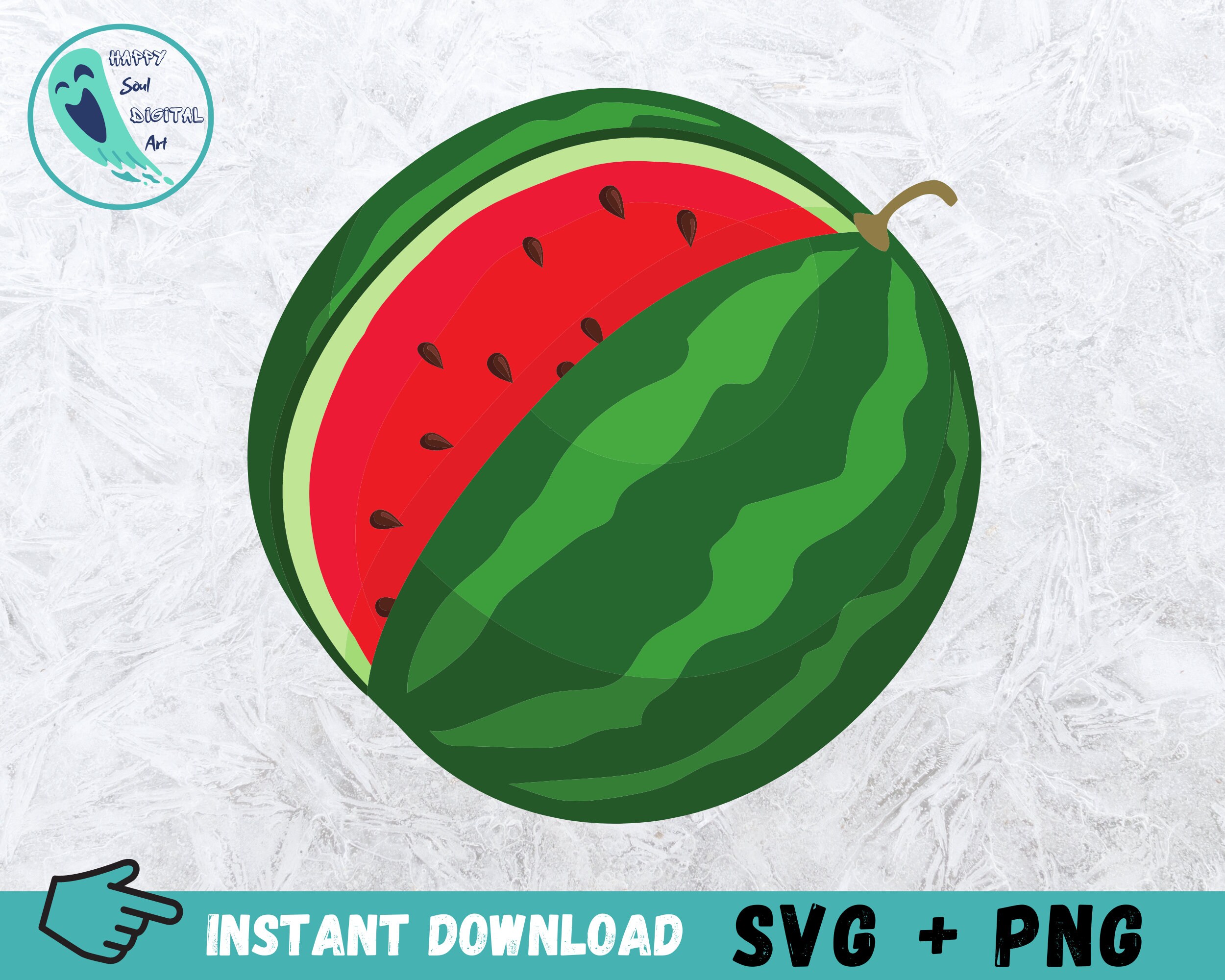 Watermelon SVG Watermelon Cricut Watermelon Clipart Hello - Etsy