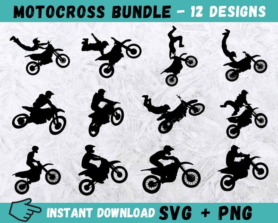 Motocross SVG, Motocross Rider Svg, Motocross Cricut, Motocross ...