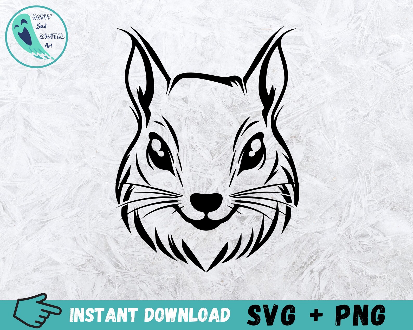 Squirrel SVG Bundle: Hand-drawn Clipart, Cricut Cut Files (digital File ...