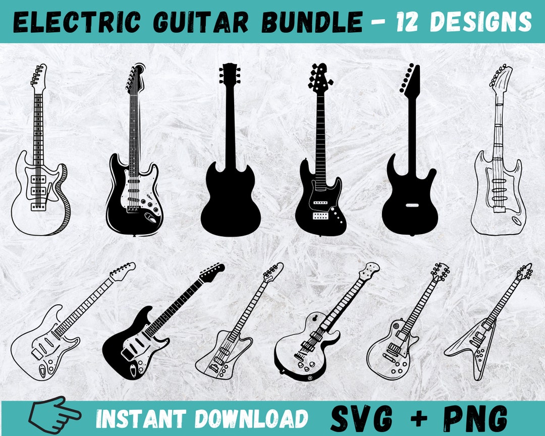Guitar SVG, Electric Guitar Svg, Music Instruments Svg, Guitar Cricut ...