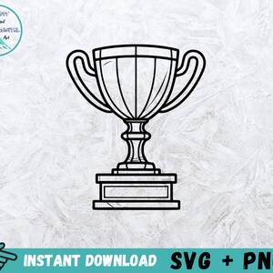 Trophy SVG, Award Svg, Trophy Cricut, Gold Medal Svg, Trophies Vector ...