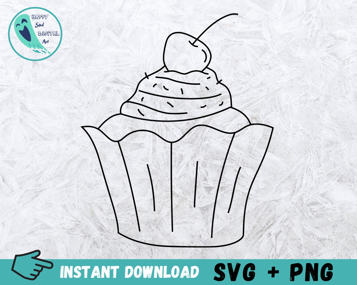 Cupcake SVG Cupcake Cut File Cupcake Bundle Svg Cupcake | Etsy