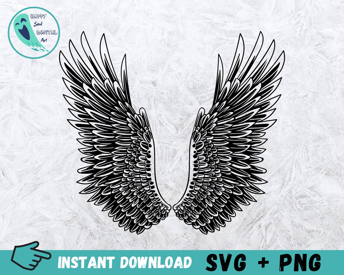 Wings Svg Angel Wings Svg Wings Svg Bundle Angel Wings | Etsy