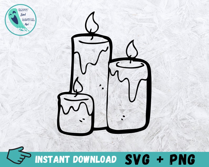 Candle SVG Candle SVG Bundle Candle Cricut Candle Clipart | Etsy
