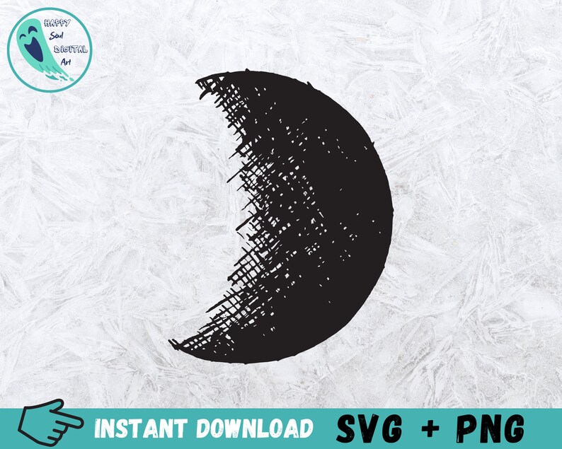 Moon Phase SVG Bundle: Lunar Crescent Clip Art (digital Download) - Etsy