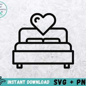 Bed SVG, Bed Clip Art, Bed Vector, Sleep SVG, Bed Clipart, Hotel SVG ...