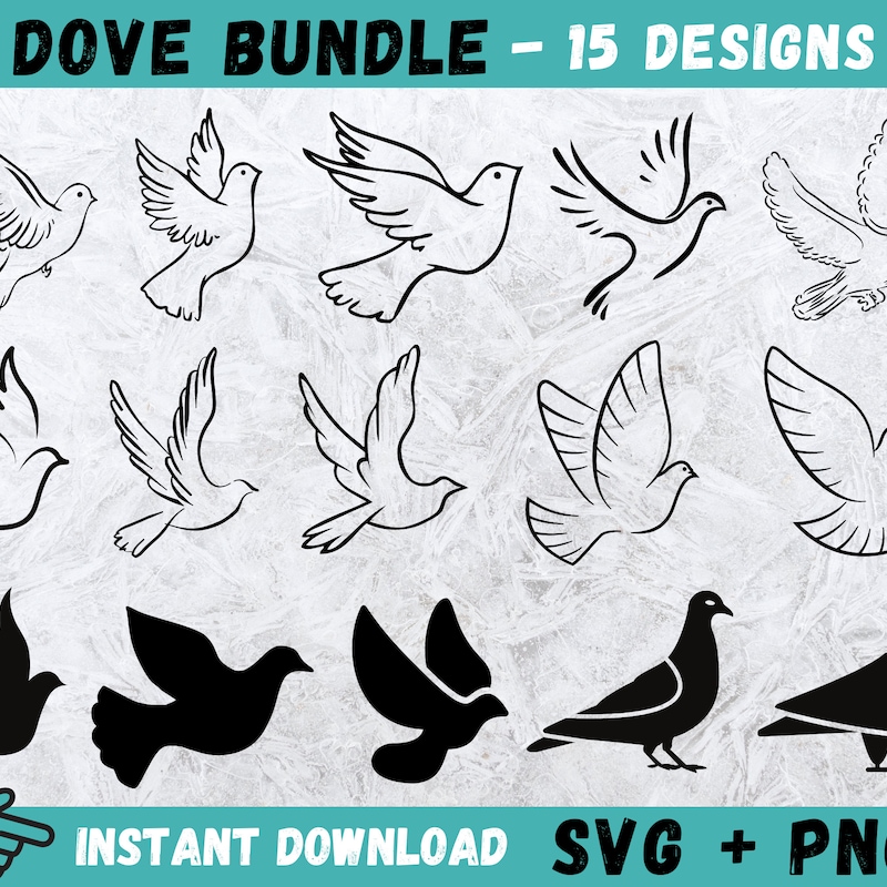 Dove Svg - Etsy