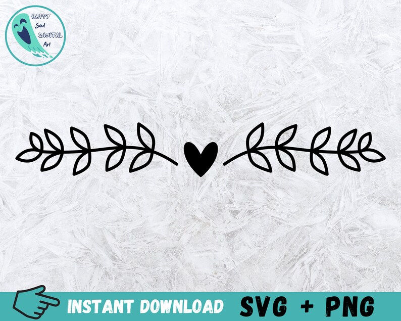 Greenery Divider Svg Divider Svg Bundle Leaf Divider Cricut - Etsy ...