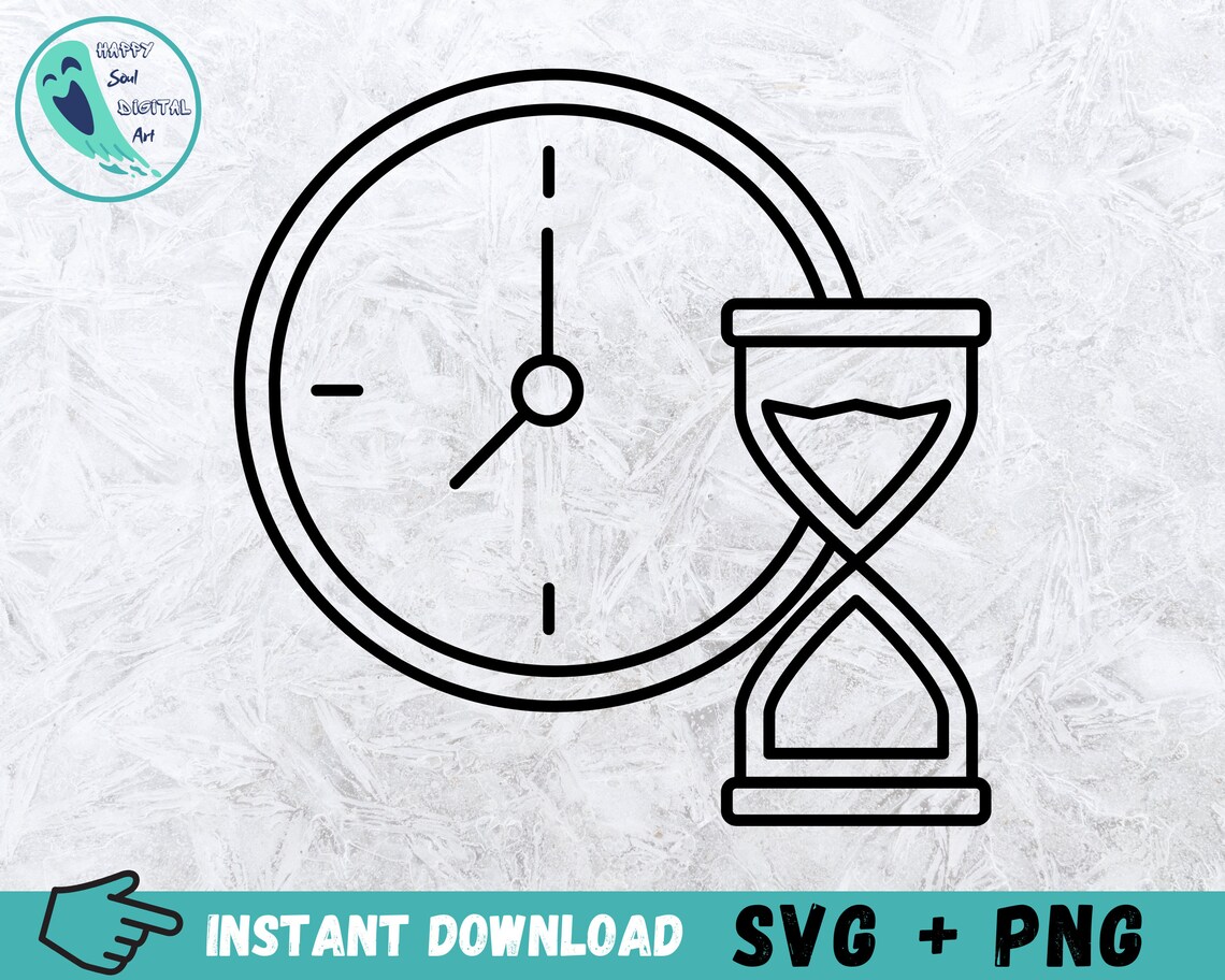 Hourglass SVG Sand Clock Svg Sand Time SVG Clock Svg - Etsy