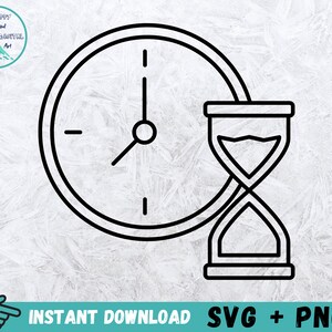 Hourglass SVG, Sand Clock Svg, Sand Time SVG, Clock Svg, Hourglass Cut ...