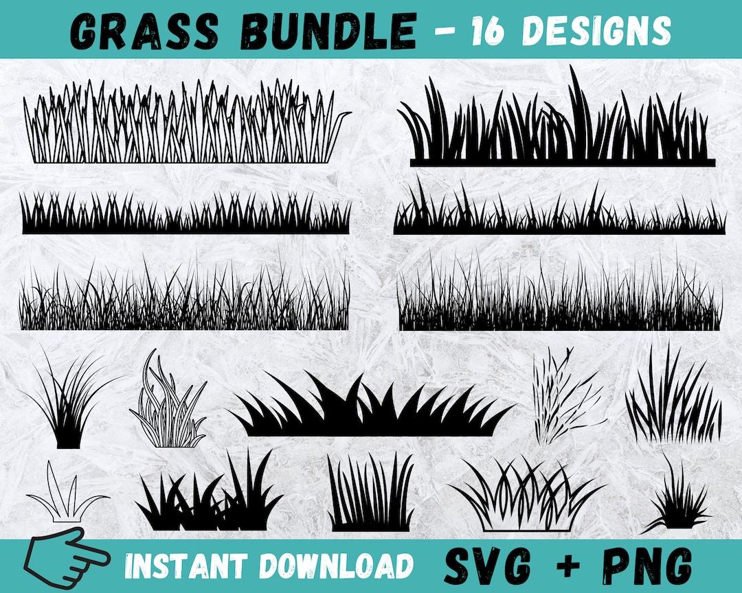 Grass SVG Bundle, Grass SVG, Grass Clipart, Files SVG, Instant Download ...
