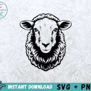 Sheep SVG Clipart Bundle: Hand-drawn Lamb Silhouette (digital Download ...