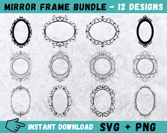 Ornate Oval Frame Tattoo