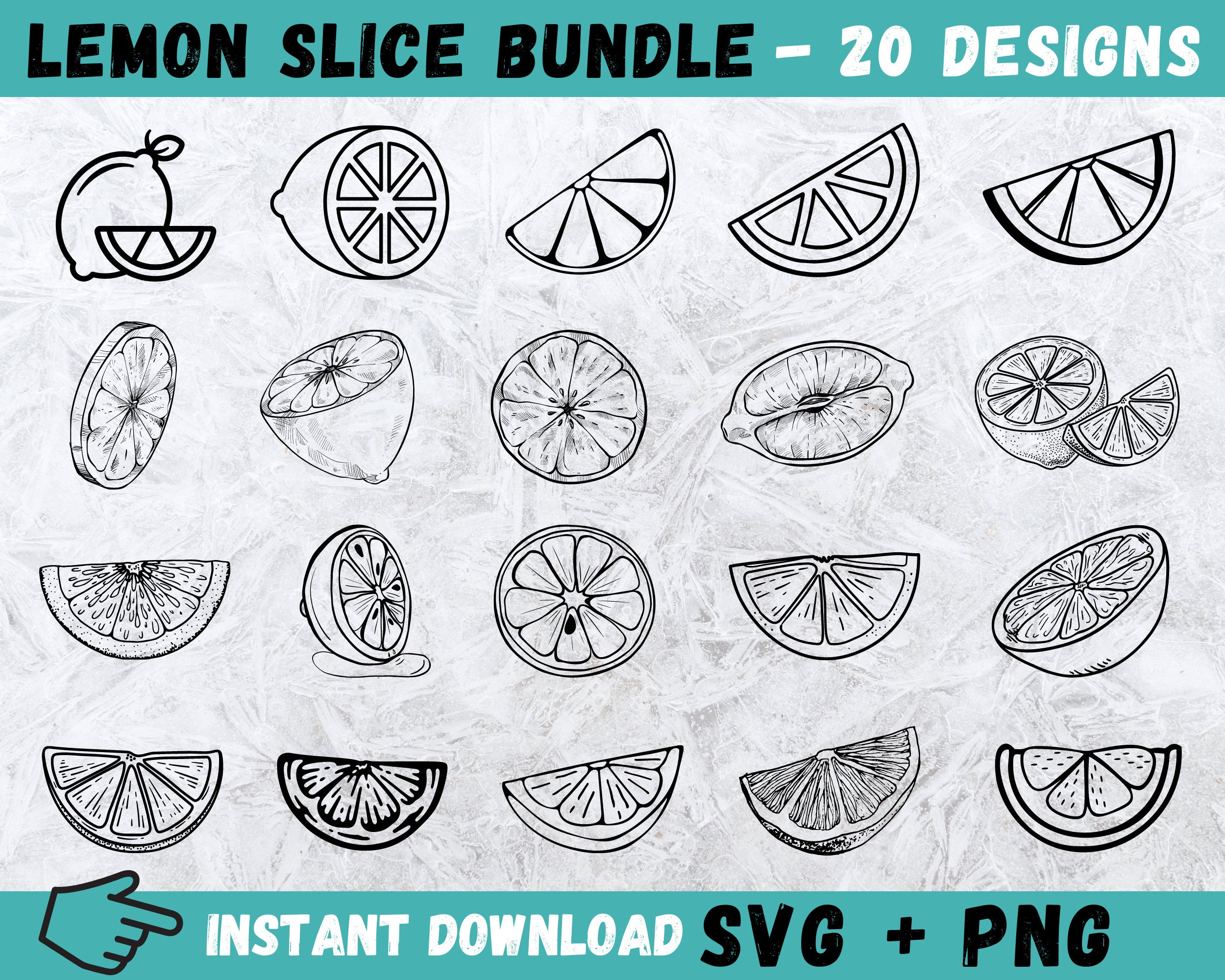 Lemon Slice Svg Lemon Slice Cricut Lemon SVG Lemon Vector - Etsy México